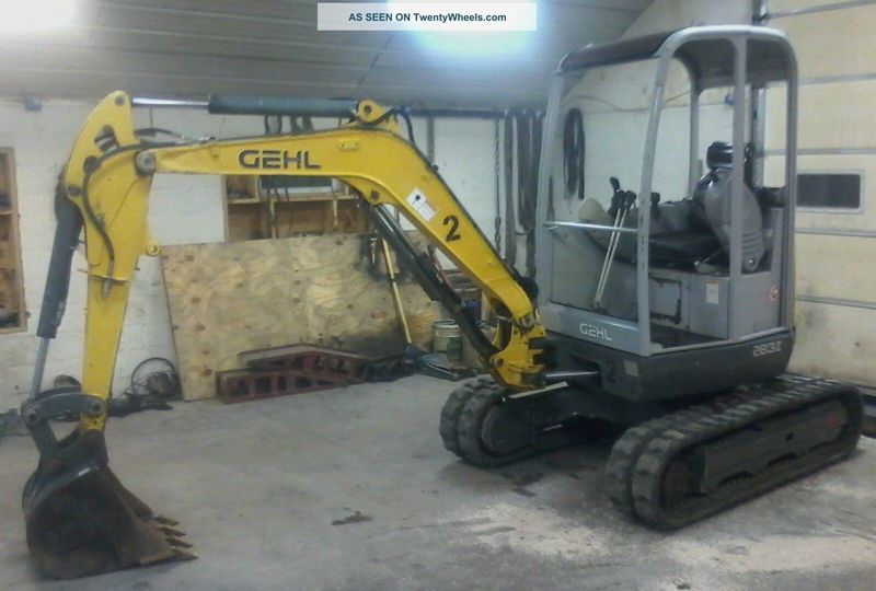 Gehl 283Z: Specs, Boom/Stick Option (Hex) 1, Dimensions, Undercarriage ...