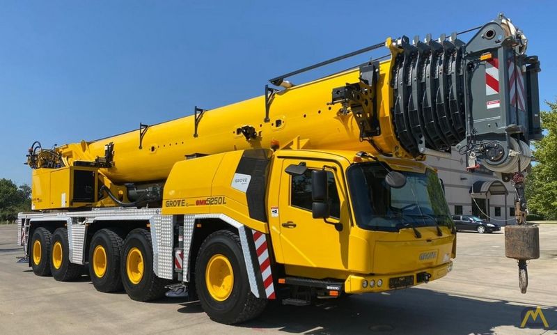 Grove GMK5250L: Specs, Boom, Dimensions, Carrier Engine, Operational ...