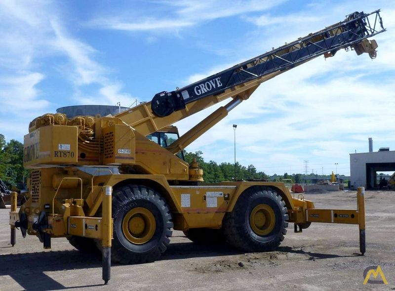 Grove RT870: Specs, Boom, Dimensions, Engine, Operational, Transmission