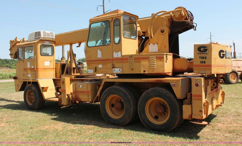 Grove TMS180: Specs, Boom, Dimensions, Upper Structure Engine, Carrier ...