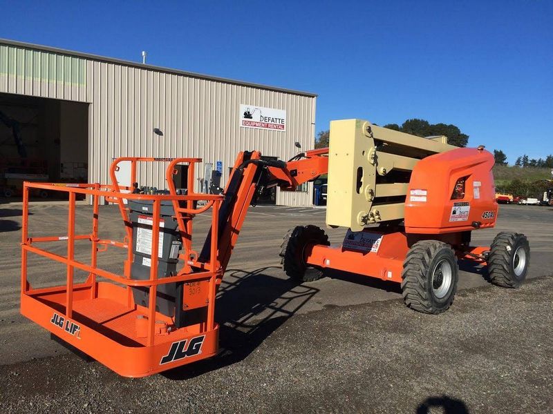 JLG 450AJ: Specs, Dimensions, Platform, Swing System, Engine ...