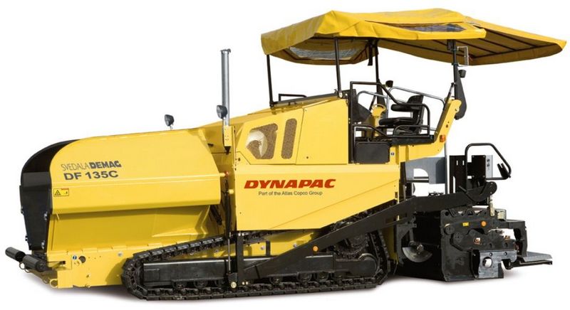 Svedala Demag DF135C: Specs, Dimensions, Engine, Operational, Hopper/Paver