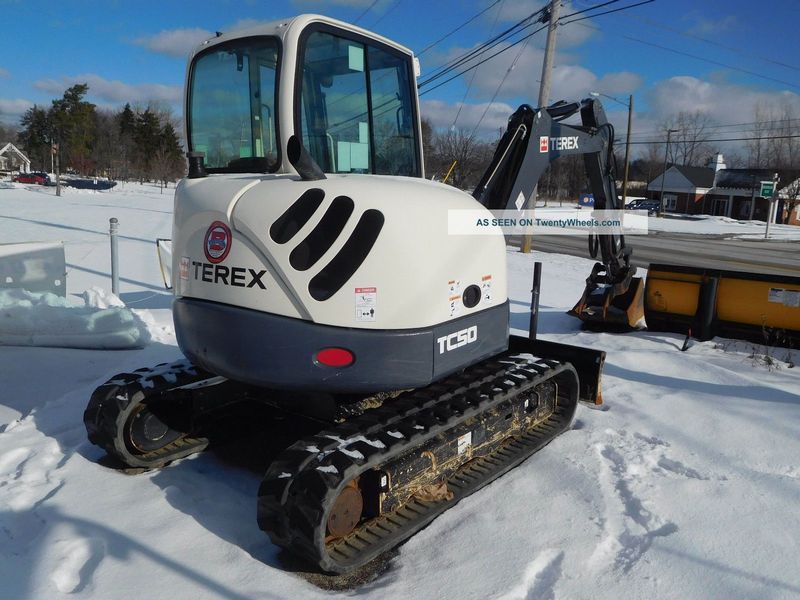 Terex TC50: Specs, Boom/Stick Option (Hex) 1, Boom/Stick Option (Hex) 2 ...