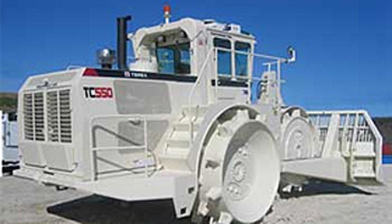 Terex TC550: Specs, Dimensions, Engine, Operational, Wheels, Blade