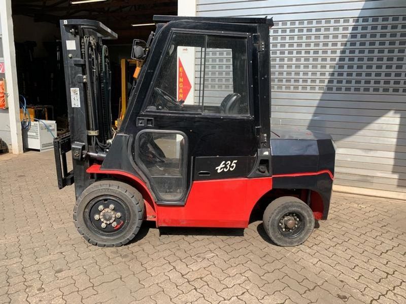 EP FD35T-A498: Specs, Dimensions, Mast, Engine, Operational
