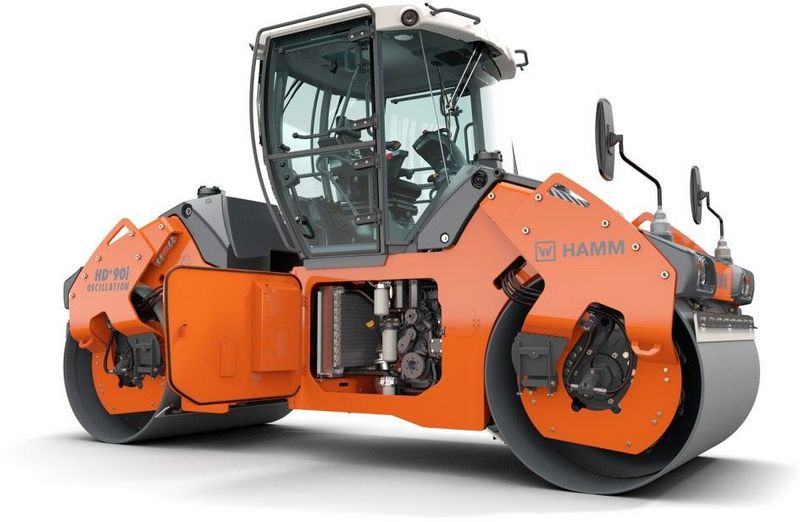 Hamm HD PLUS 90 VT: Specs, Dimensions, Engine, Operational, Drum