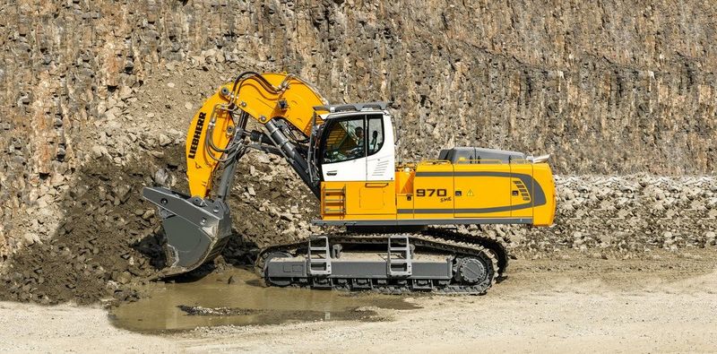 Liebherr R970 SME LITRONIC: Specs, Boom/Stick Option (Hex) 1, Boom ...