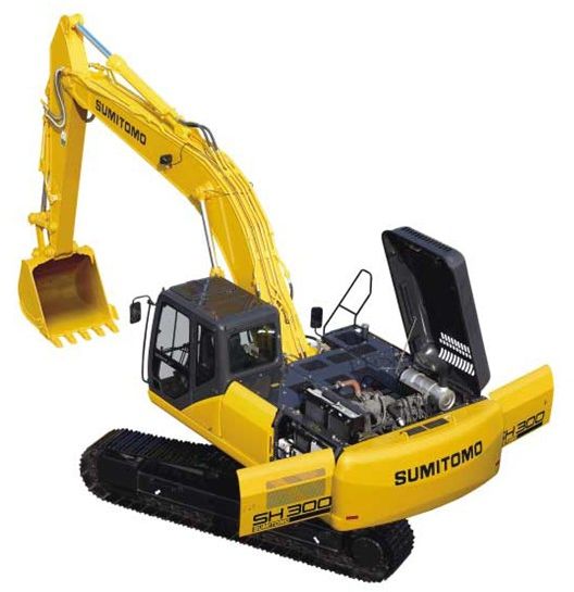 Sumitomo SH300-5: Specs, Boom/Stick Option (Hex) 1, Dimensions ...
